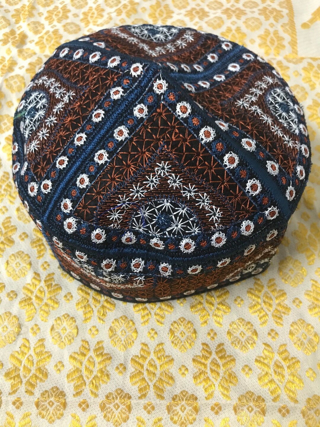 Size 57 F11 Tribal Cap Islamic Men Hat Muslim Salat Embrodery Beanie ...