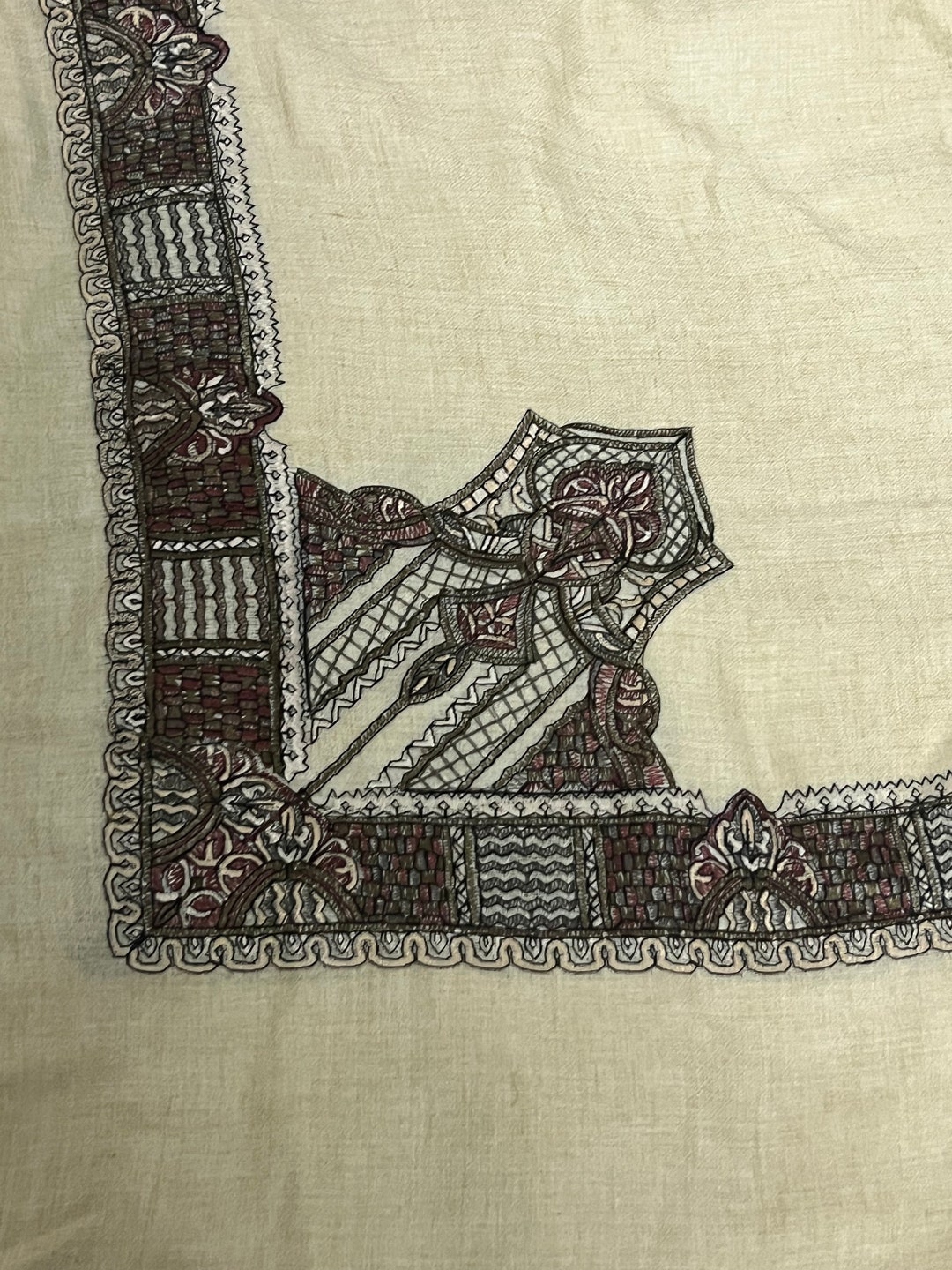 Omani Masar Saudi Scarf Shawl Embroidery Dubai Arabian Ramadan Islamic ...