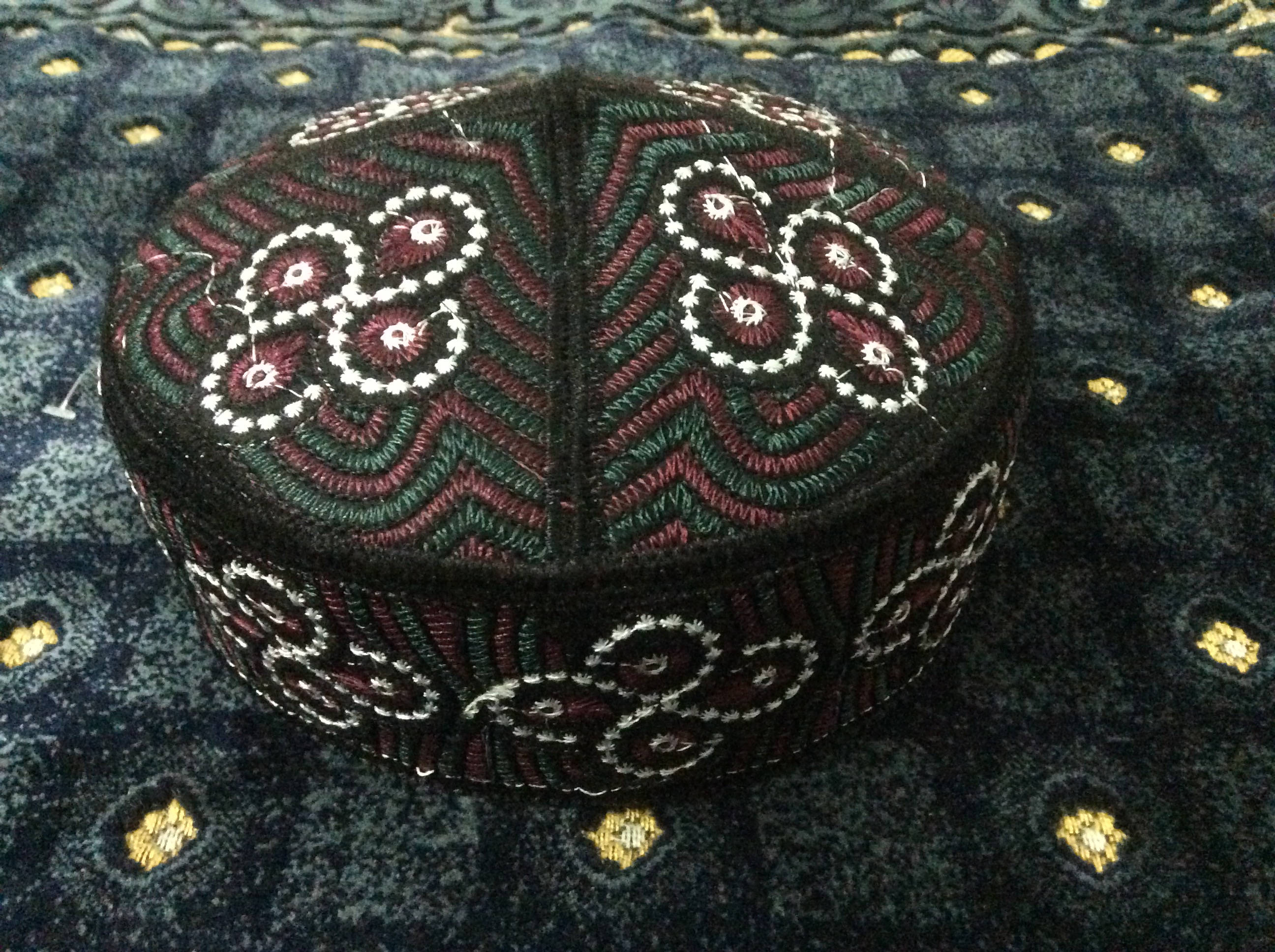 A Size 57 ,tribal Folk, Boho Cap,islamic Men Hat ,muslim Cap, Salat Hat ...