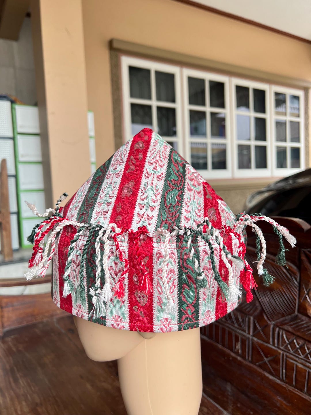 Handmade Islamic Kufi Prayer Sufi Hat Dome Shaped Uzbek Men Inspired ...