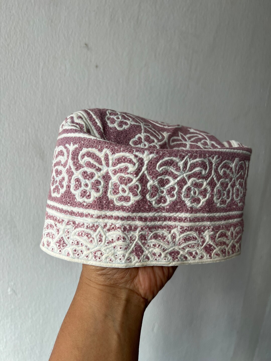 Vintage Omani Kufi Koofi Hat Topi Embroidery Handmade Cap Islamic ...