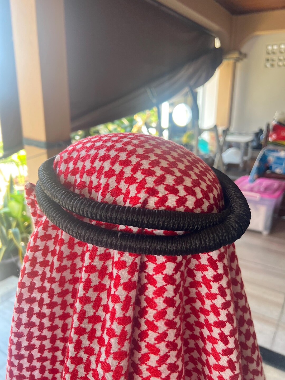 Black Iqal Headband Traditional Saudi Arabian Ghutra Holder, Middle ...