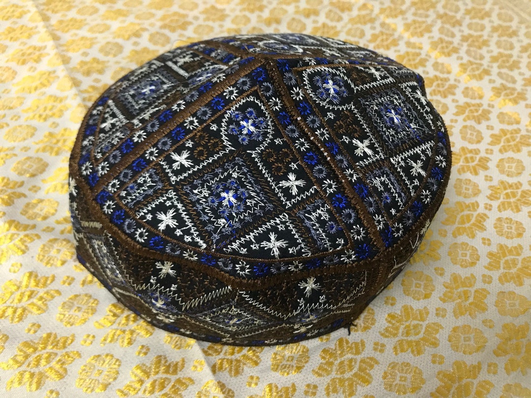 Size 58 F14 Tribal Vintage Cap Islamic Men Hat Muslim Salat Imam Hat ...