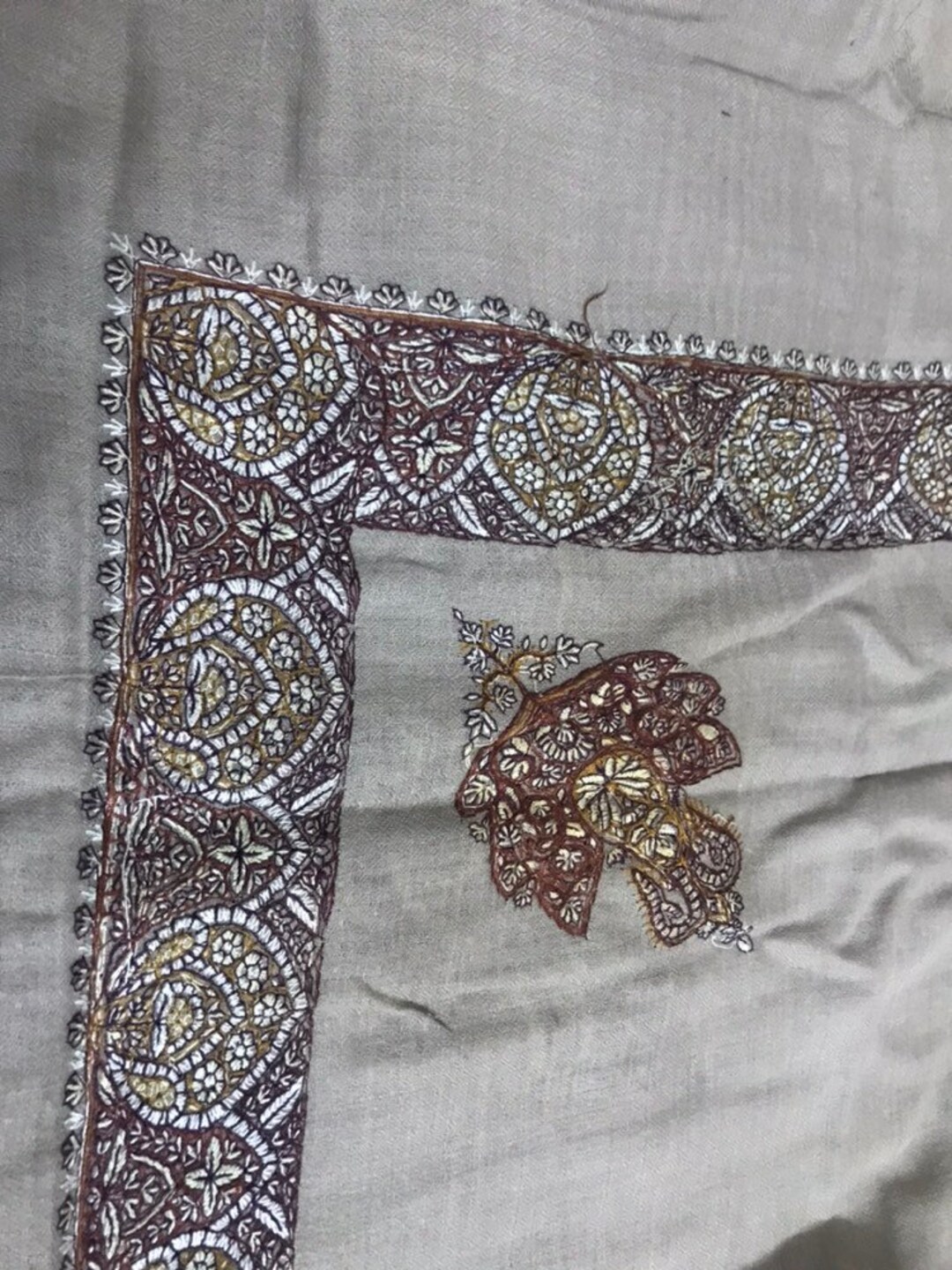 Vintage Style Omani Masar Saudi Scarf Shawl Embroidery Dubai Arabian ...