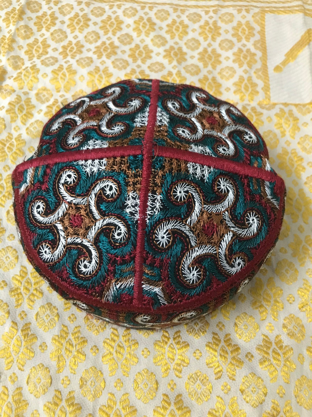 Size 57 F13 Tribal Cap Islamic Men Hat Muslim Salat Embrodery Beanie ...