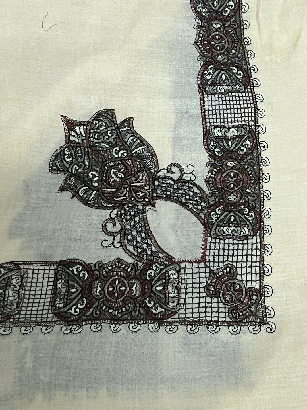 Omani Masar Saudi Scarf Shawl Embroidery Dubai Arabian Ramadan Islamic ...