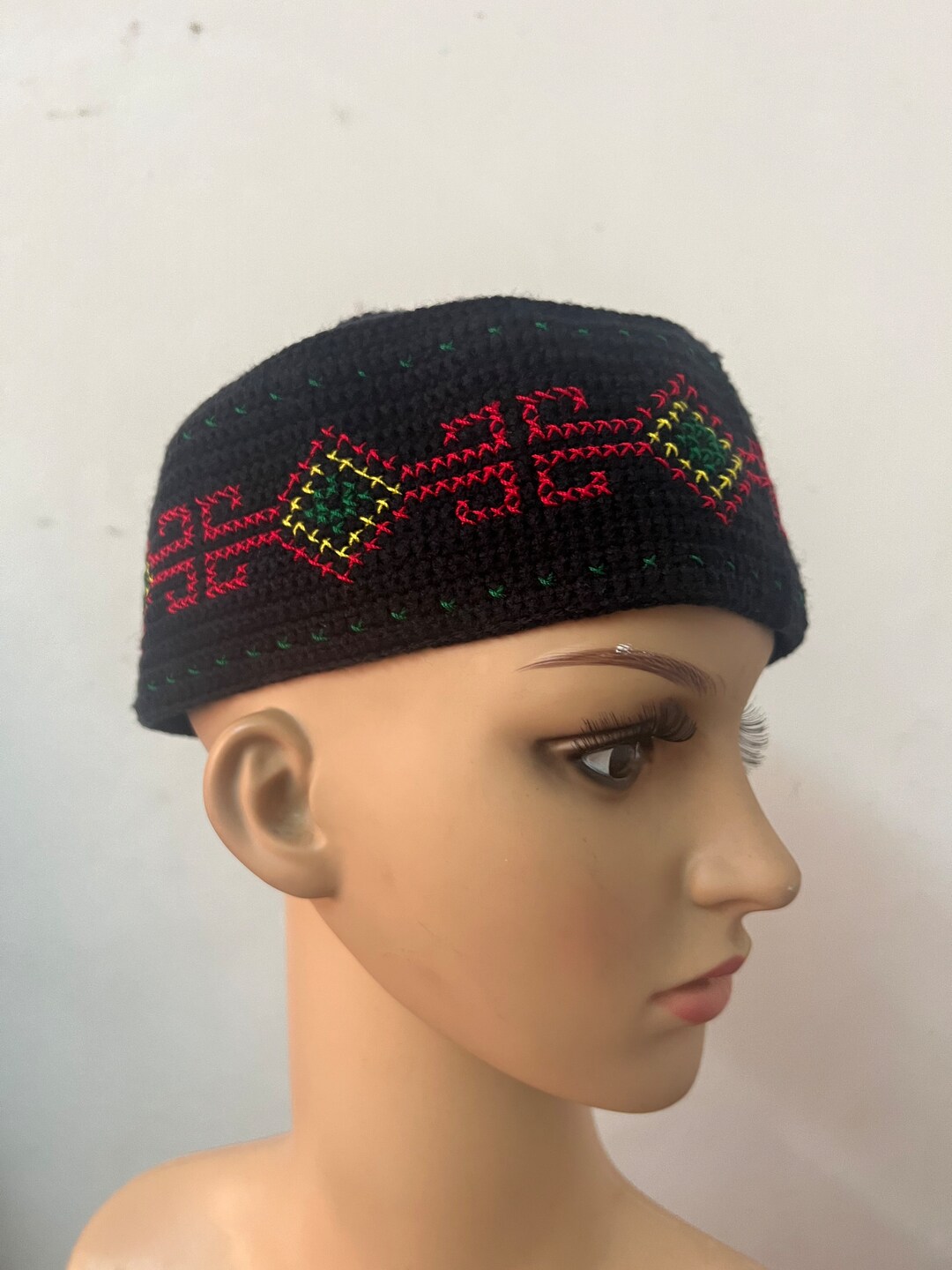 Chirstian Hat Kofi Eastern Orthodoxy Priests Crochet Embroidery Beanie ...