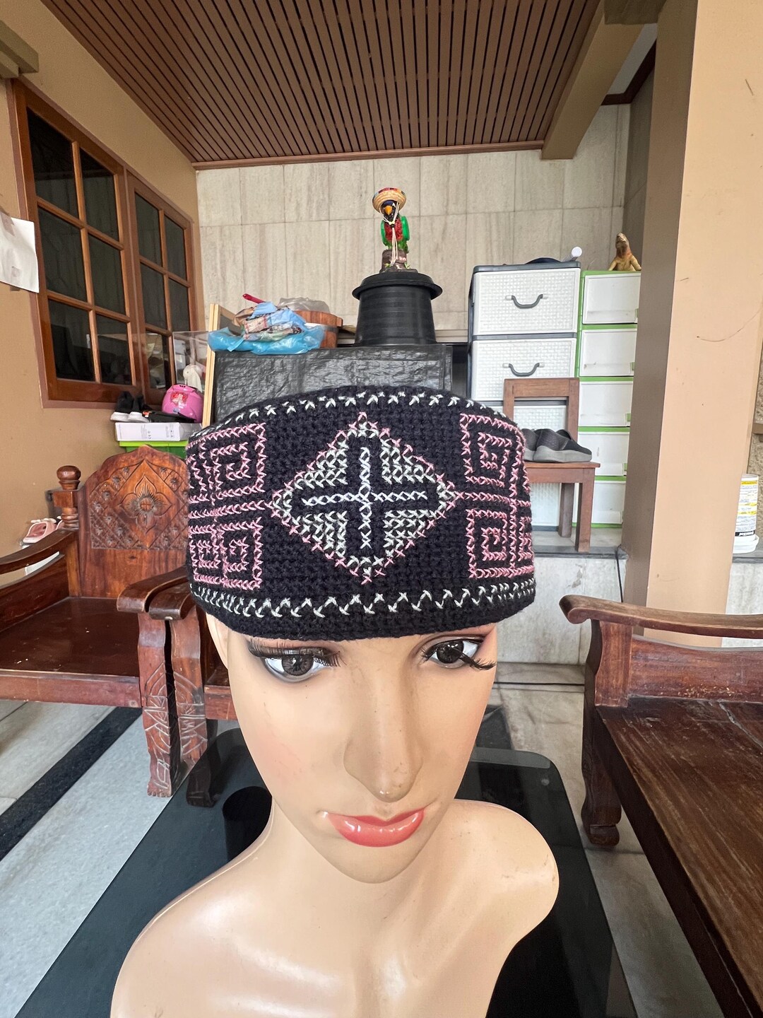 Chirstian Hat Kofi Eastern Orthodoxy Priests Crochet Embroidery Beanie ...