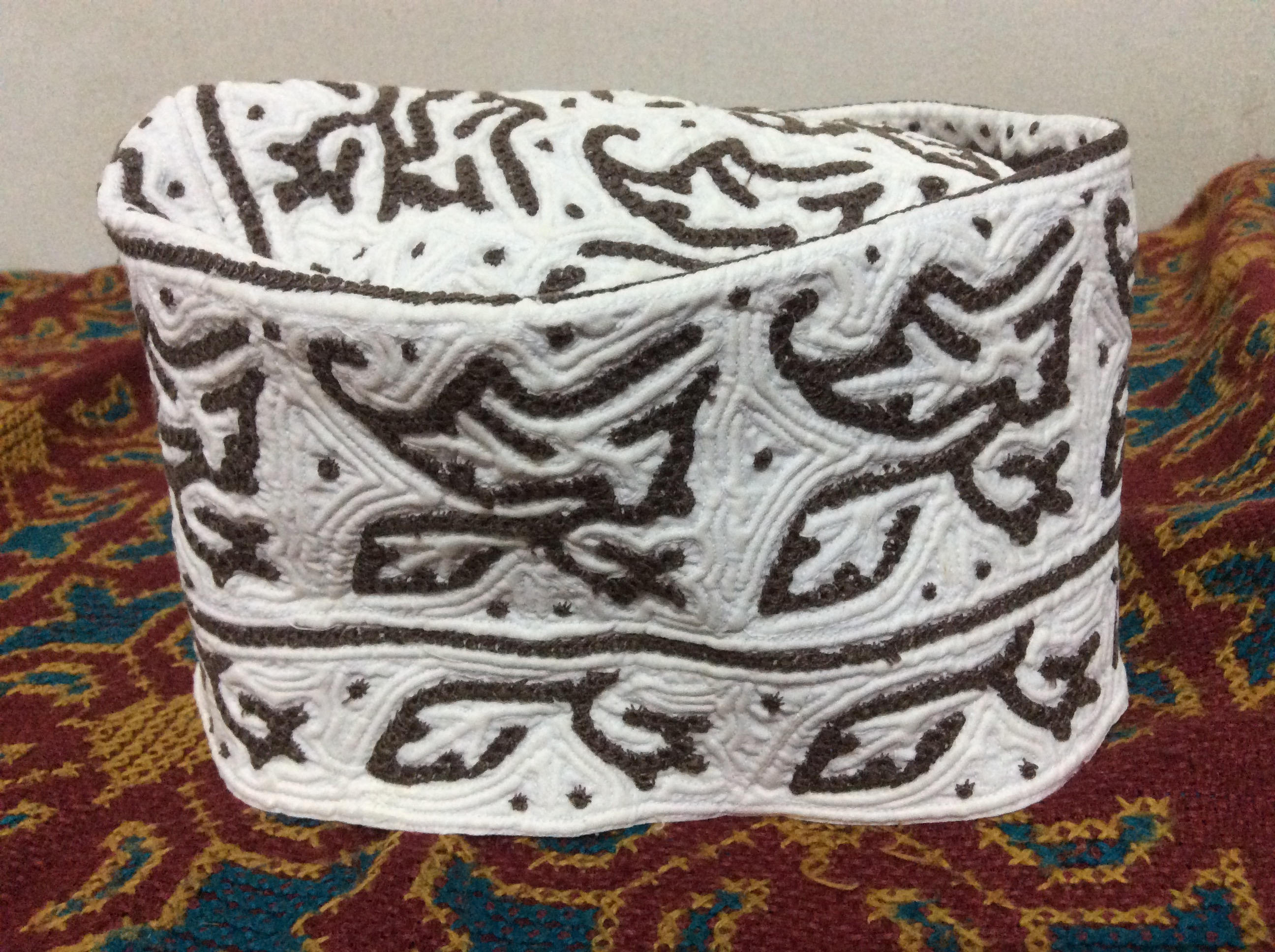 Omani Kufi Koofi Hat Topi Embroidery Handmade Cap Islamic - Etsy