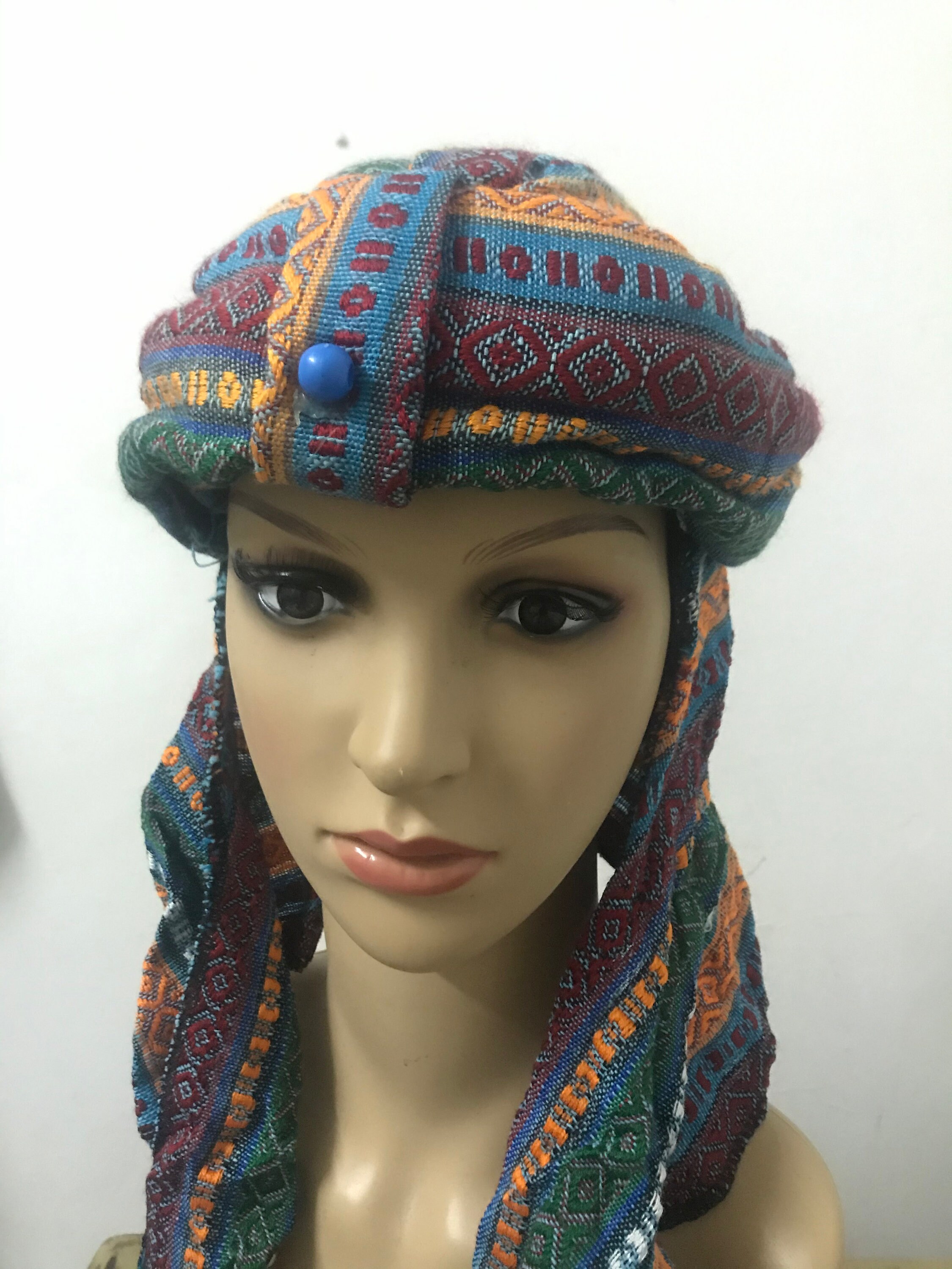 Boho Tribal Headwear Bohemian Hat Headdress Authentic Tuareg - Etsy UK