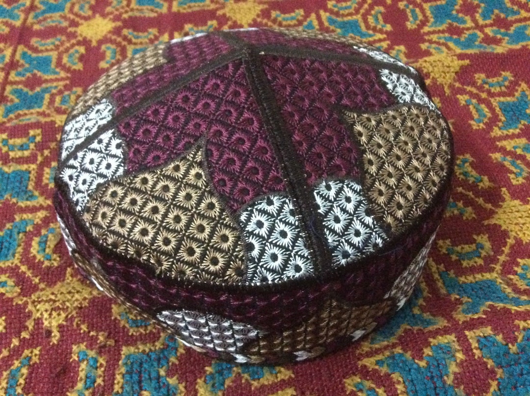Size 57 Z2 Tribal Hat,vintage Cap,islamic Men Hat Muslim Cap, Salat Hat ...
