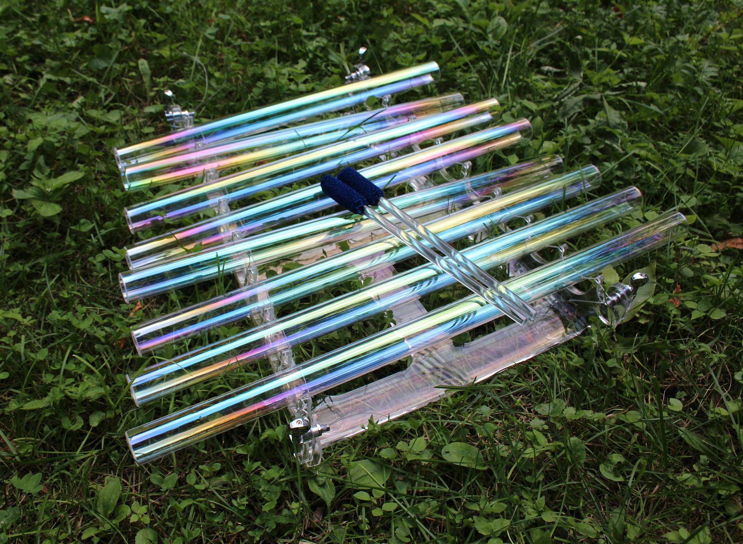 Arpa Instrumento Musical 432Hz Crystal Singing Harp - 8-Note Healing ...