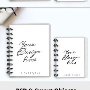 Disc-bound Planner Mockup, Discbound Notebook Mockup, Planner Pages ...
