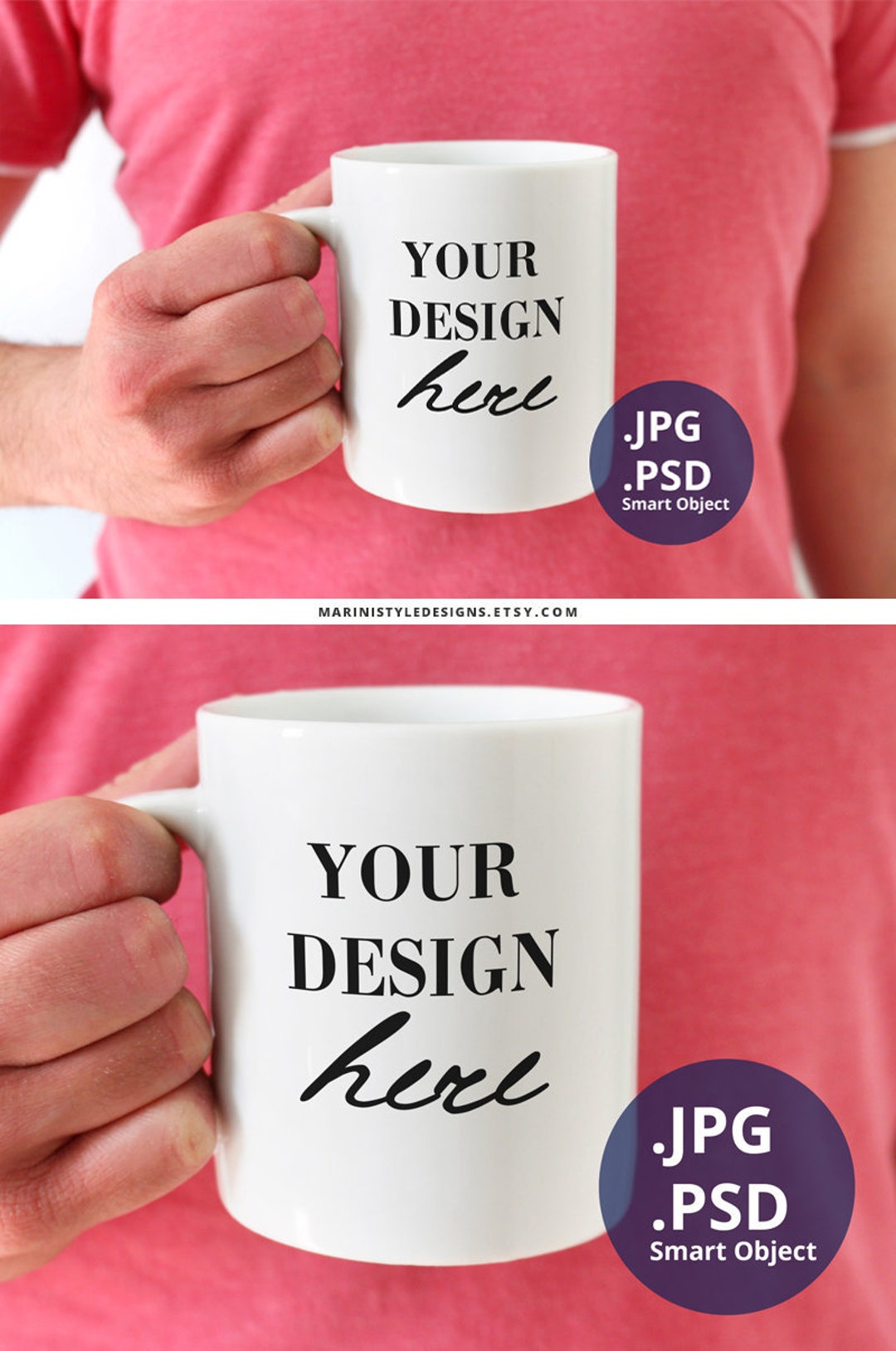 Male Mug Mockup PSD, Mug Mockup PSD, Coffe Cup Mockup, Mug Mockup Men ...