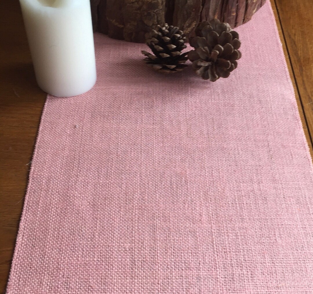 Ballet Pink Hessian Burlap Table Runner for Weddings & Events - Etsy