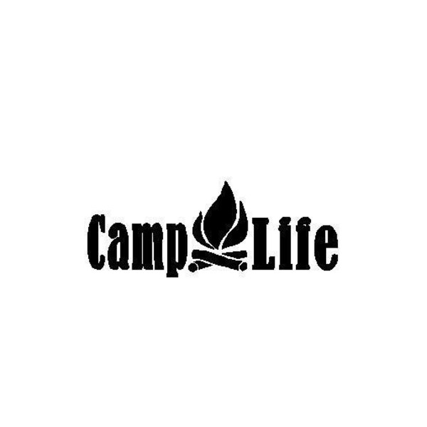 Camp Life Decal - Etsy