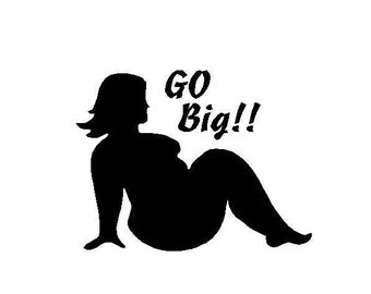 Go Big Red Sticker - Etsy