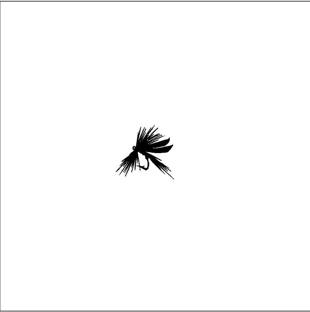 Fly Fishing Window Decal Die Cut Sticker ANY COLOR - Etsy