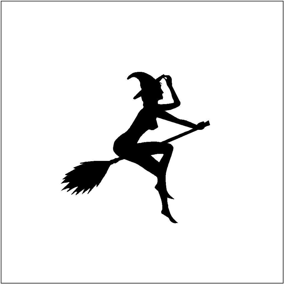 Witch Decal Window Decal Die Cut Sticker ANY COLOR - Etsy
