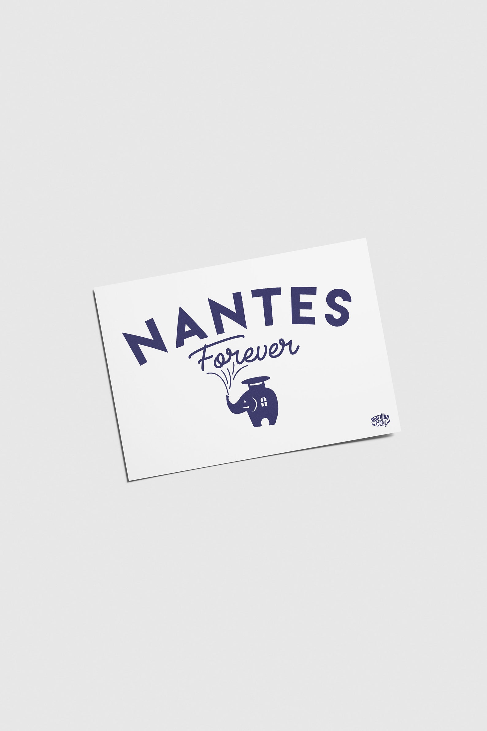 Postcard Nantes Illustration Nantes Forever - Etsy