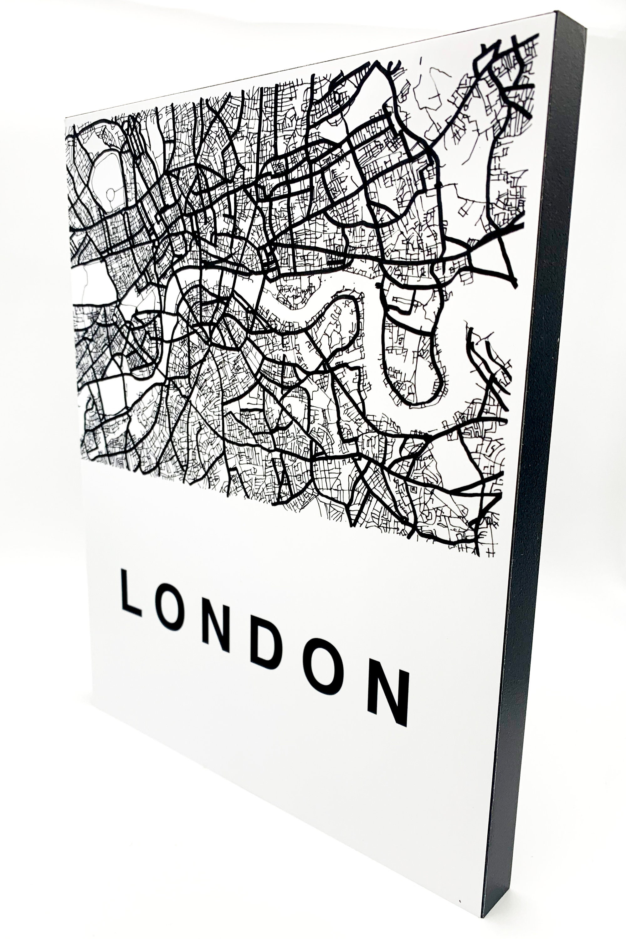 London Map - Block - Etsy