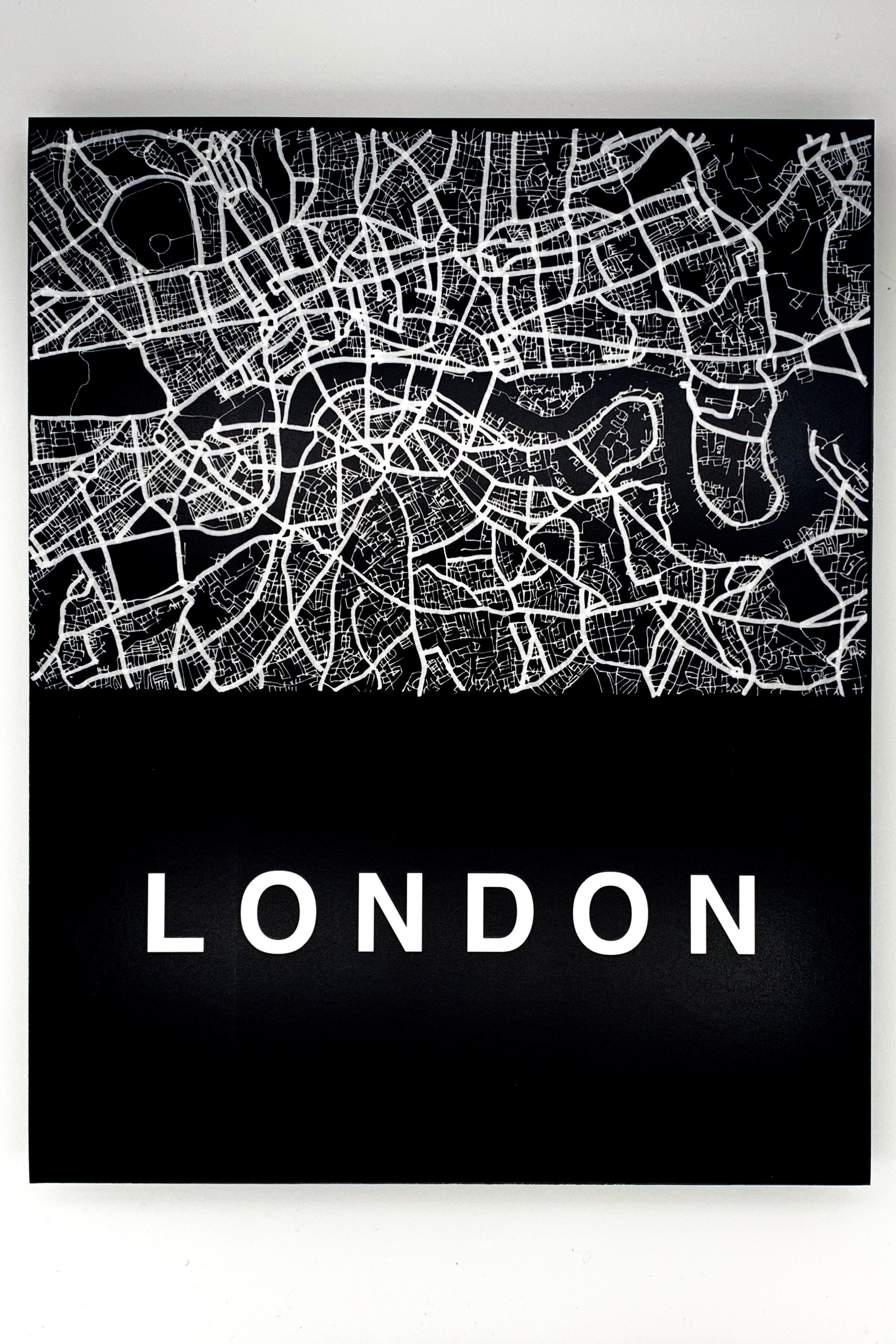 London Map Block | Etsy