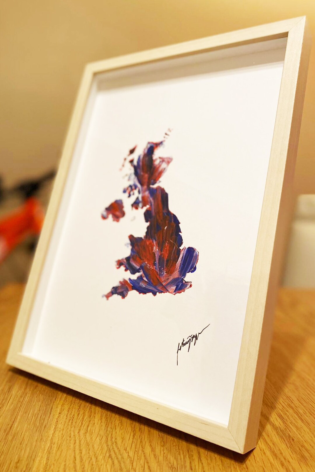 UK Map - Art - Etsy