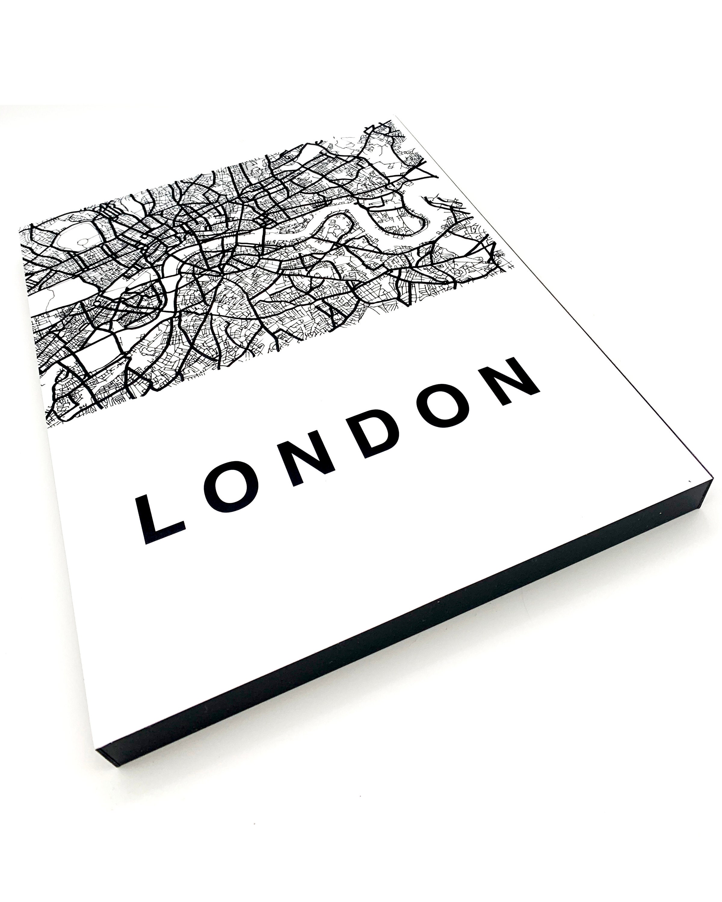 London Map - Block - Etsy