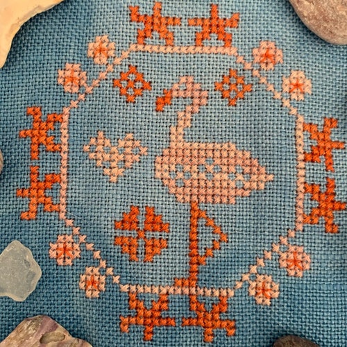 Quirky Quaker Snail PDF Pattern Cross Stitch Darling & - Etsy