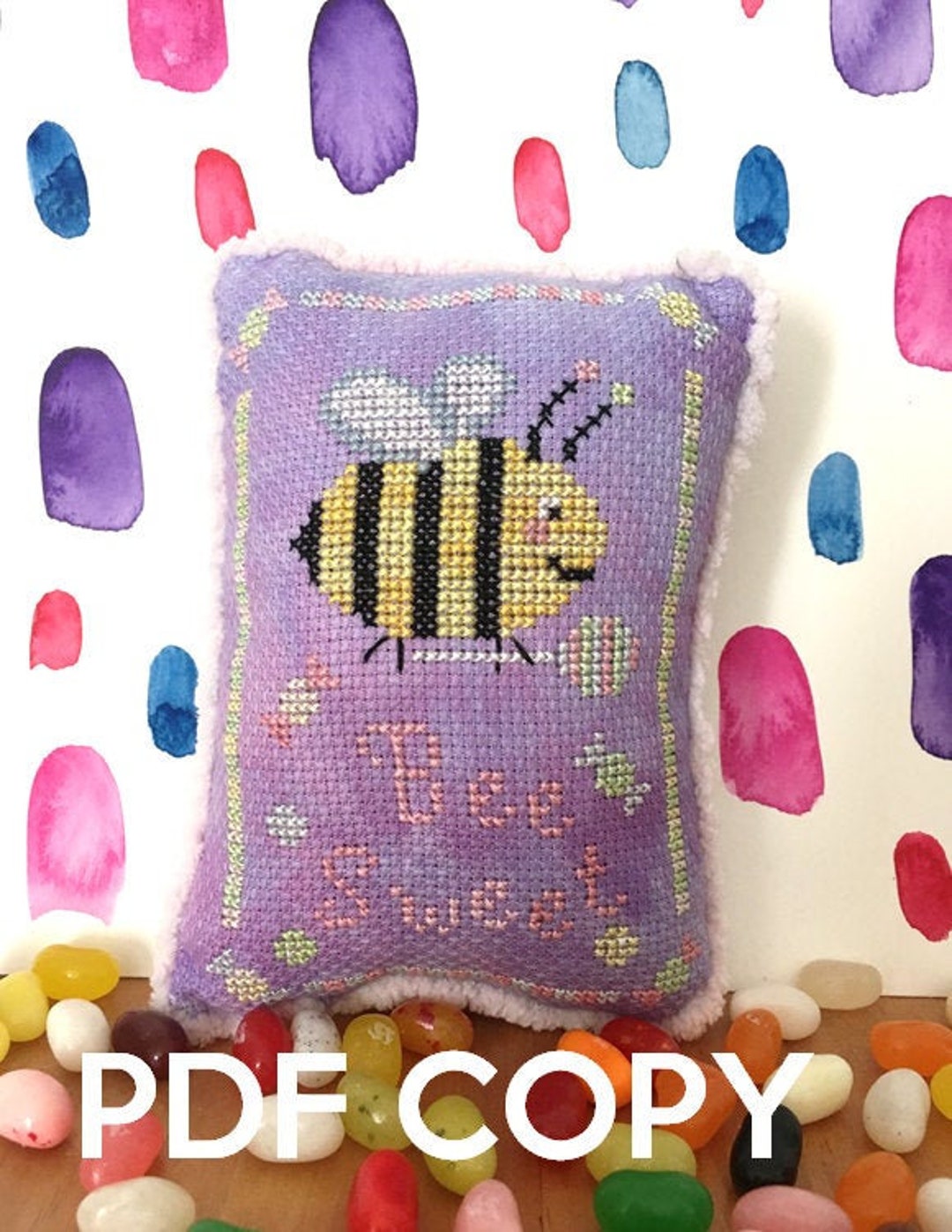 Bee Sweet - Cross Stitch Pattern - PDF Chart - Etsy