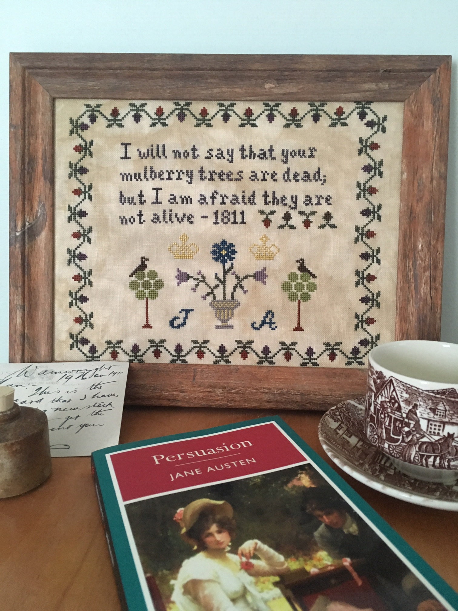 Mulberry Trees Cross Stitch Pattern PDF Chart | Etsy UK