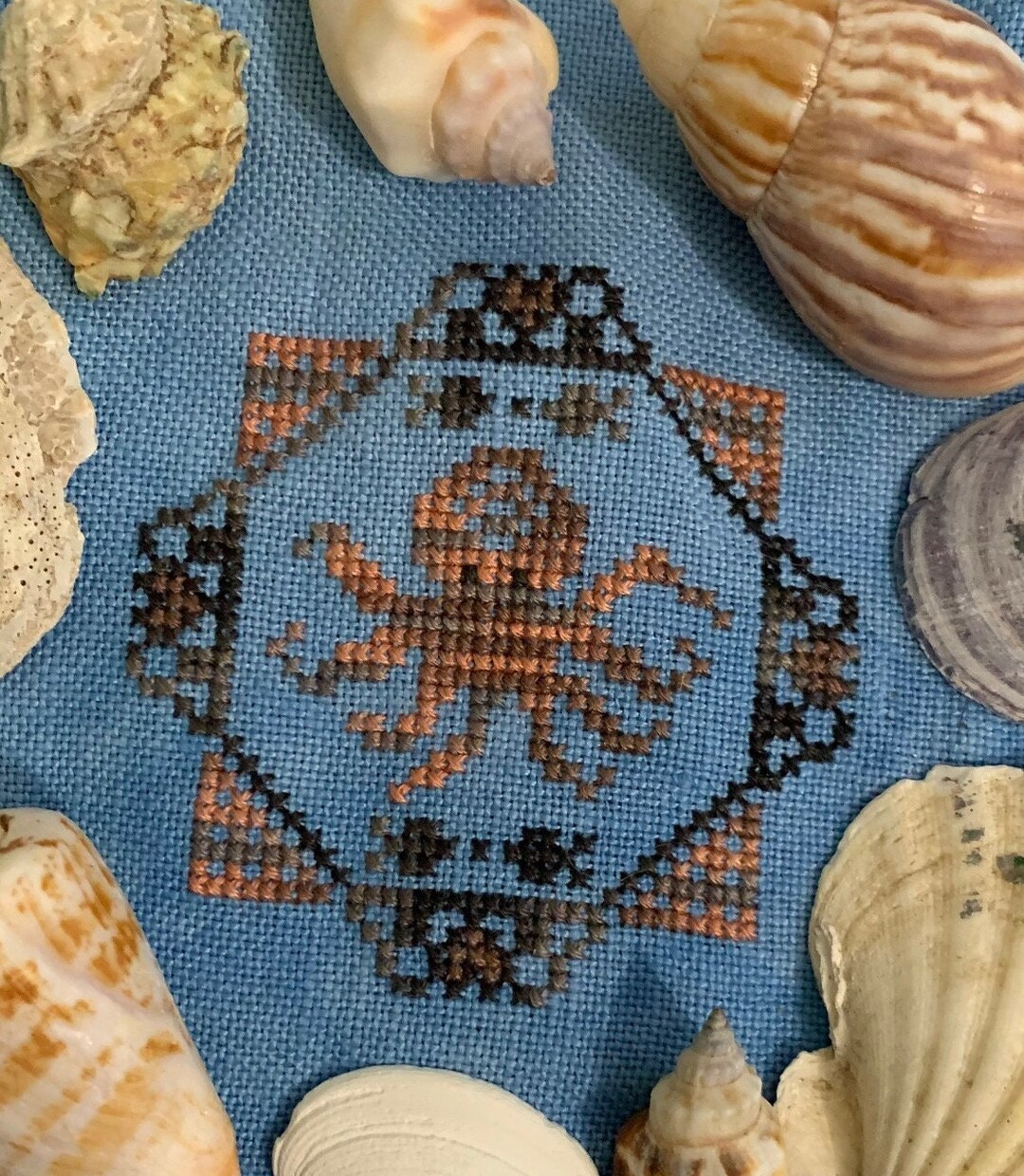 Quirky Quaker: Octopus - PDF Pattern - Cross Stitch - Darling & Whimsy Designs - Etsy