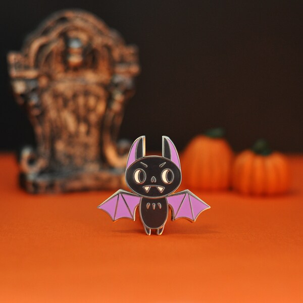 Bat Pin - Etsy