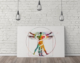 Caduceus painting | Etsy