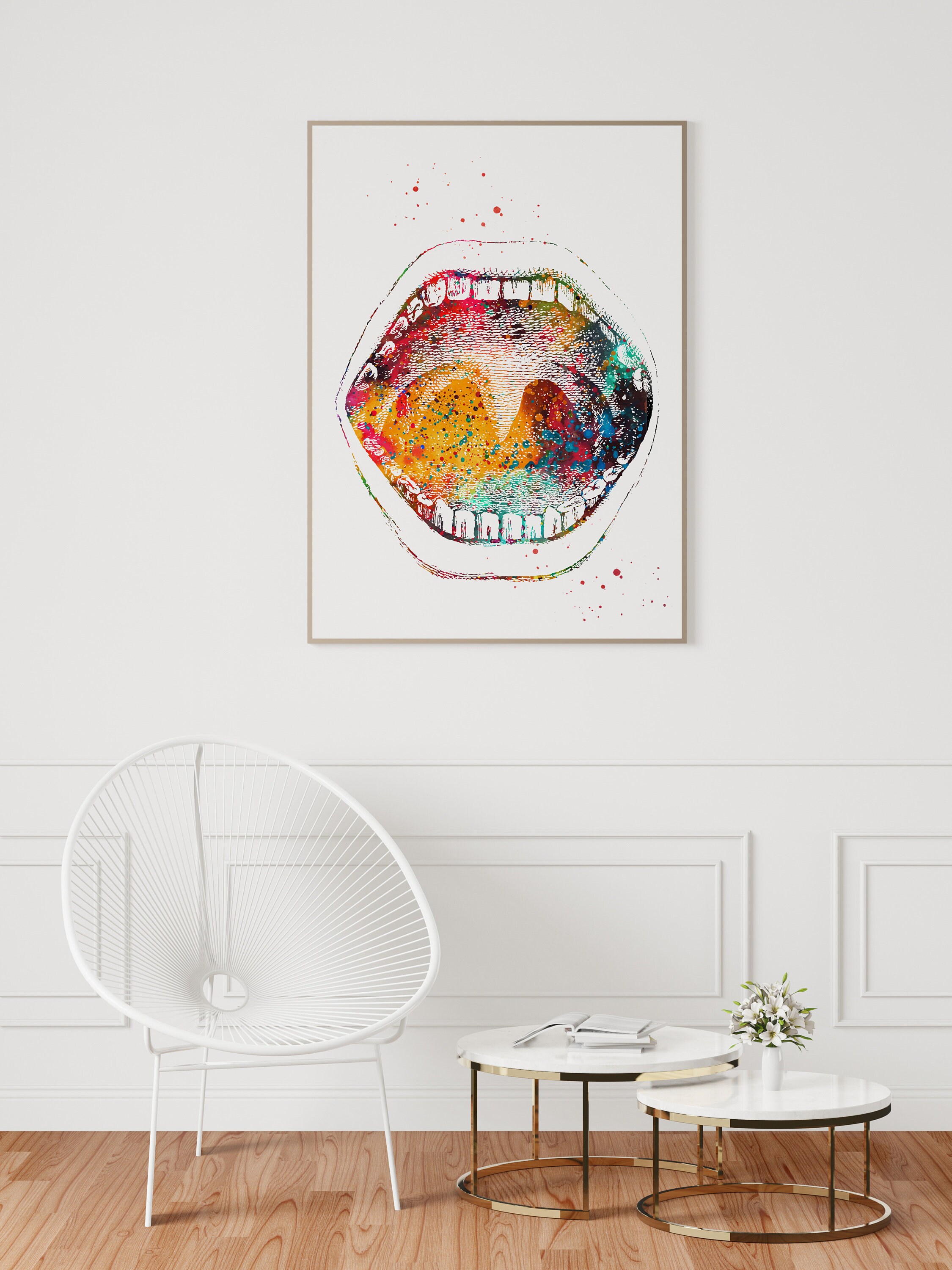 Human Mouth Anatomy Oral Cavity Poster Medical Science | Etsy Australia