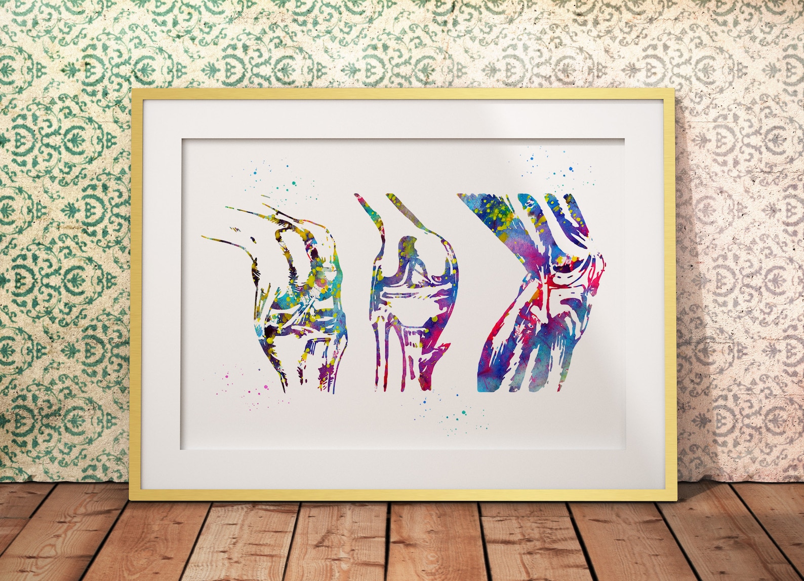 Knee Anatomy Orthopedic Surgeon Poster Medical Science | Etsy