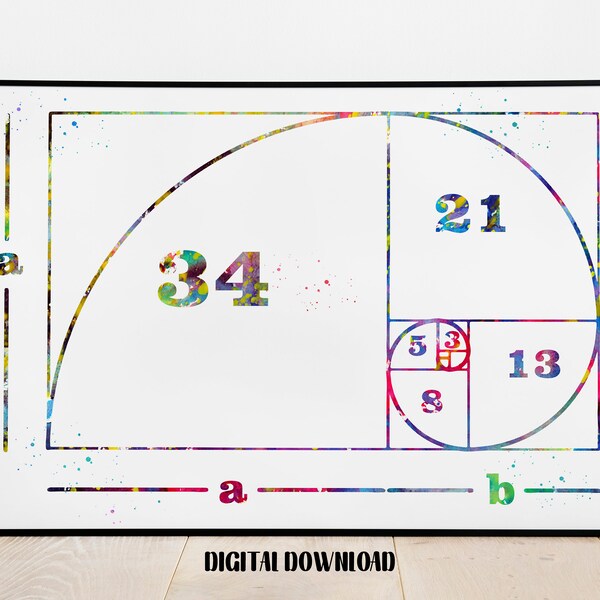 Fibonacci Sequence - Etsy