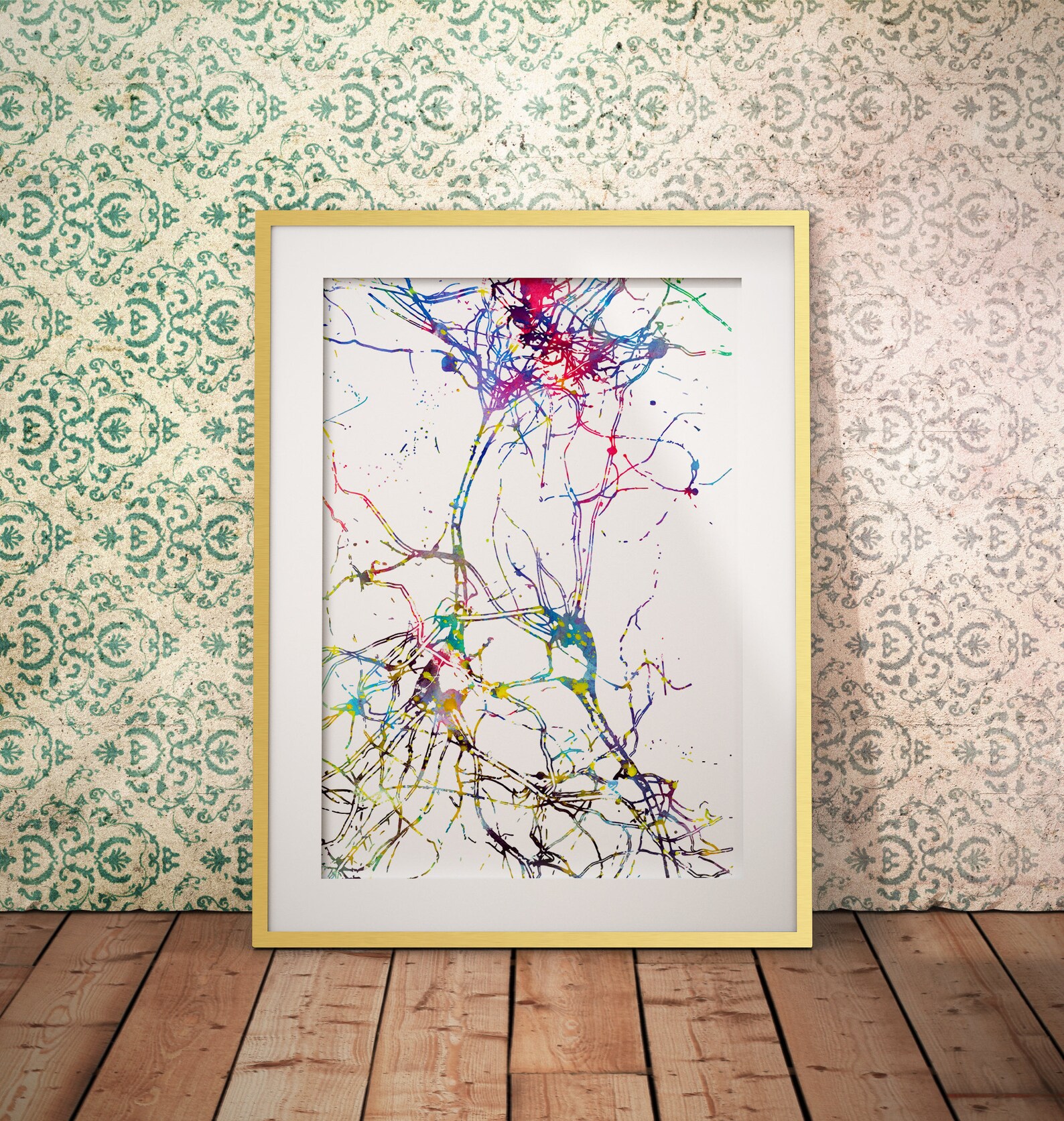 Human Cells Anatomy and Cell Biology Neurology Poster Neuron | Etsy