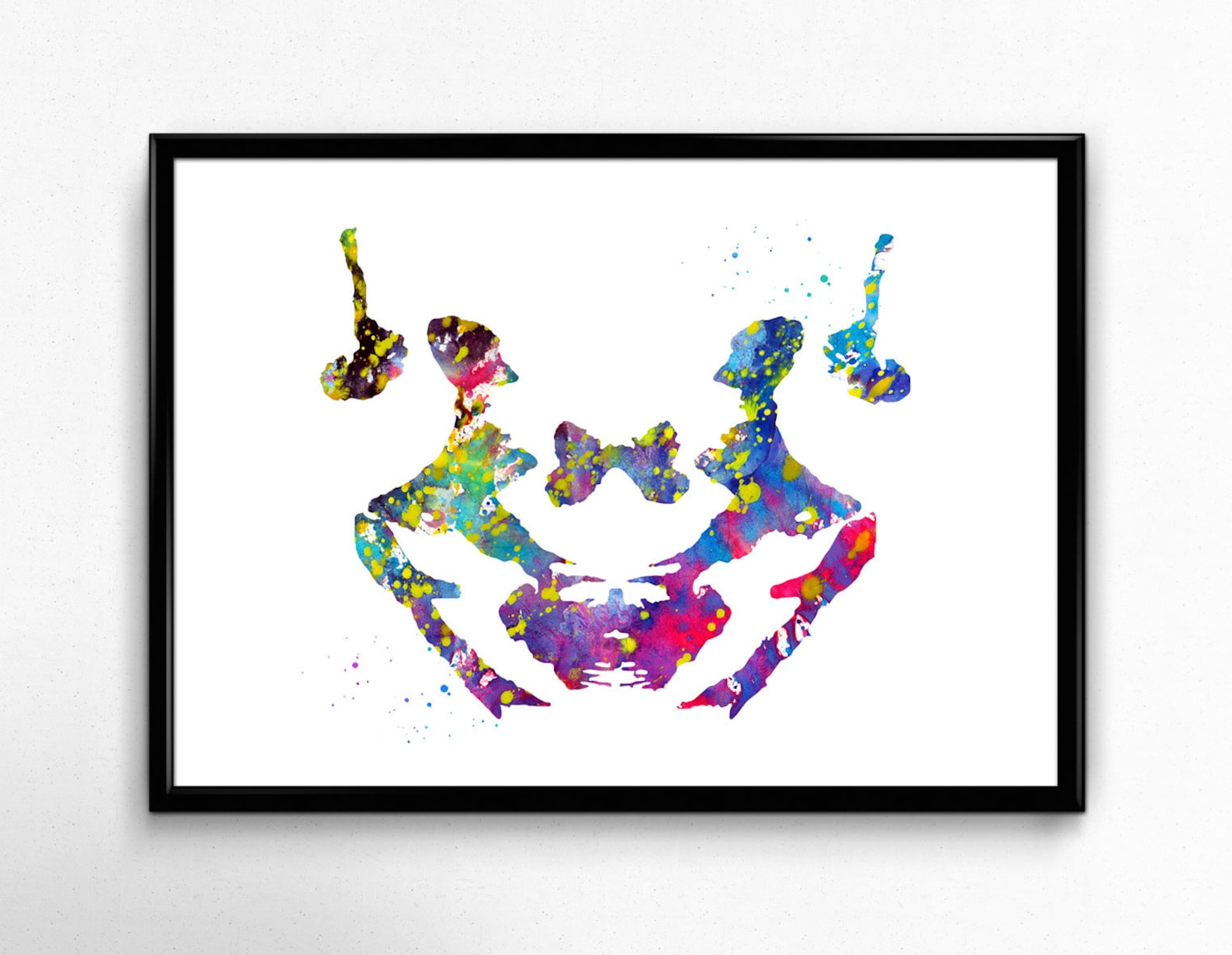 Rorschach inkblot test Card 3 psychological test Rorschach | Etsy