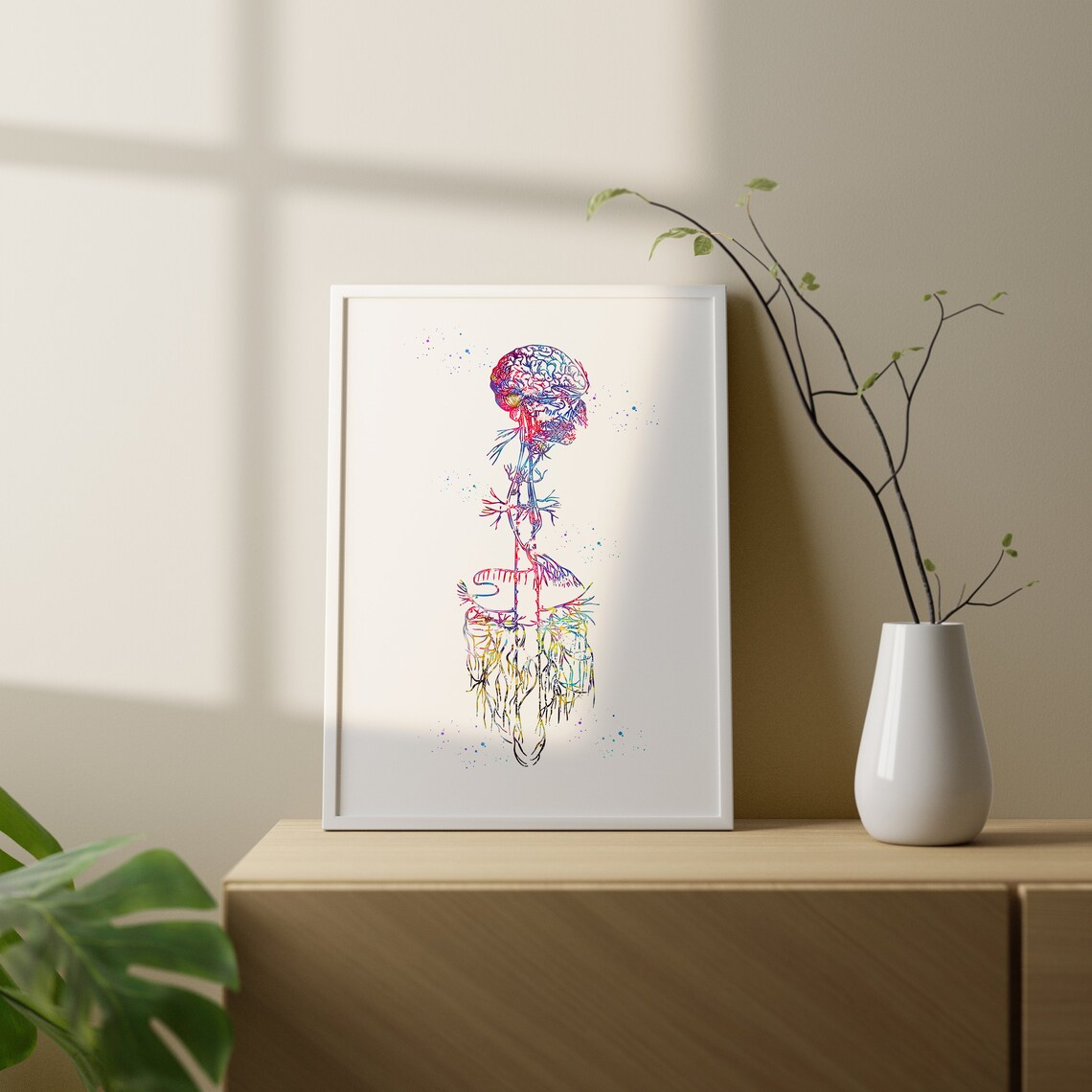 Vagus Nerve Art Parasympathetic Nervous System Poster Medical - Etsy