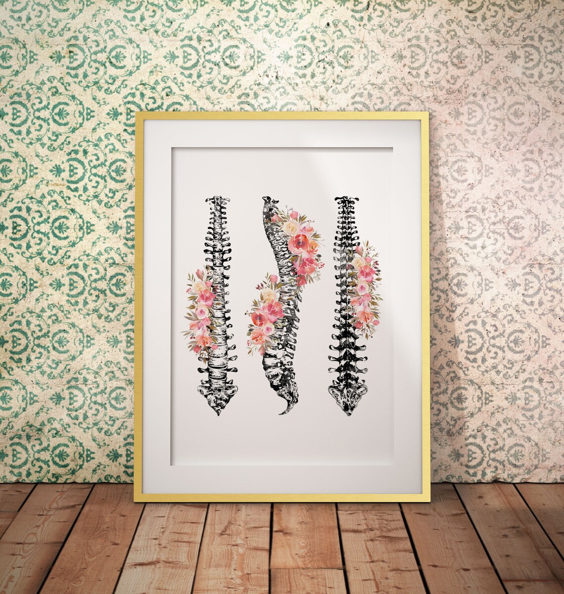 Human Spine Spinal Cord Anatomy Vertebral Column Poster - Etsy