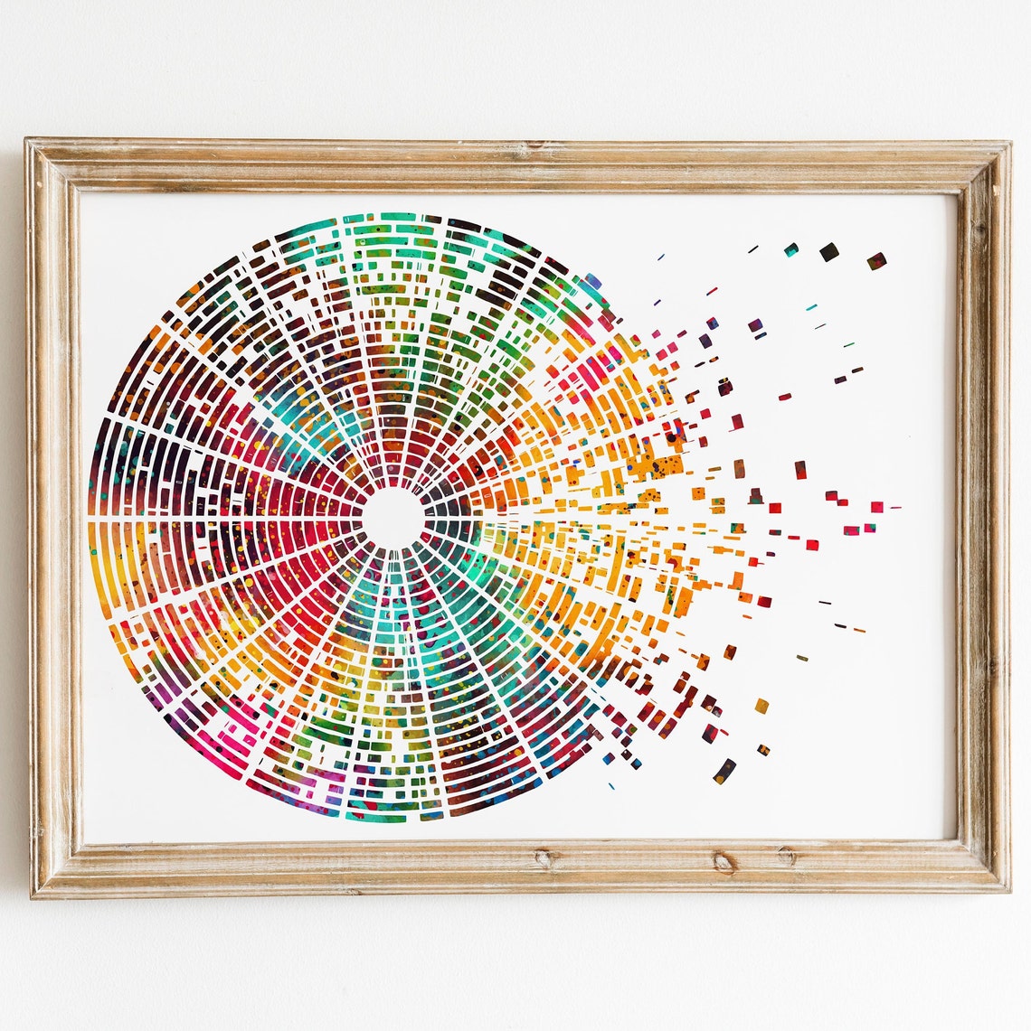 DNA Genome Sequence Poster Medical Science Watercolor Digital - Etsy