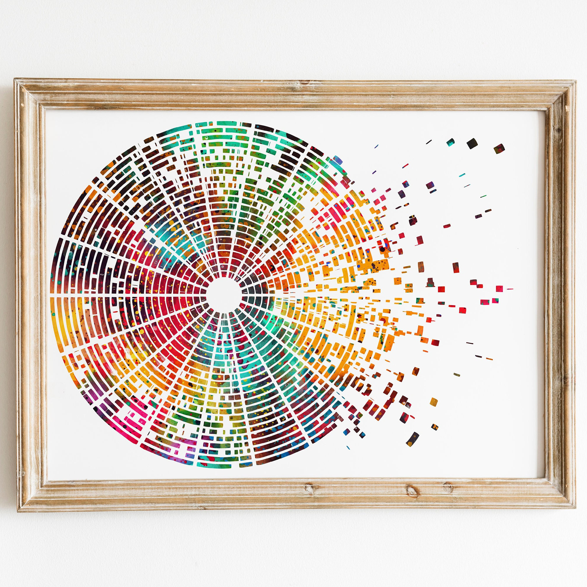 DNA Genome Sequence Poster Medical Science Watercolor Digital - Etsy