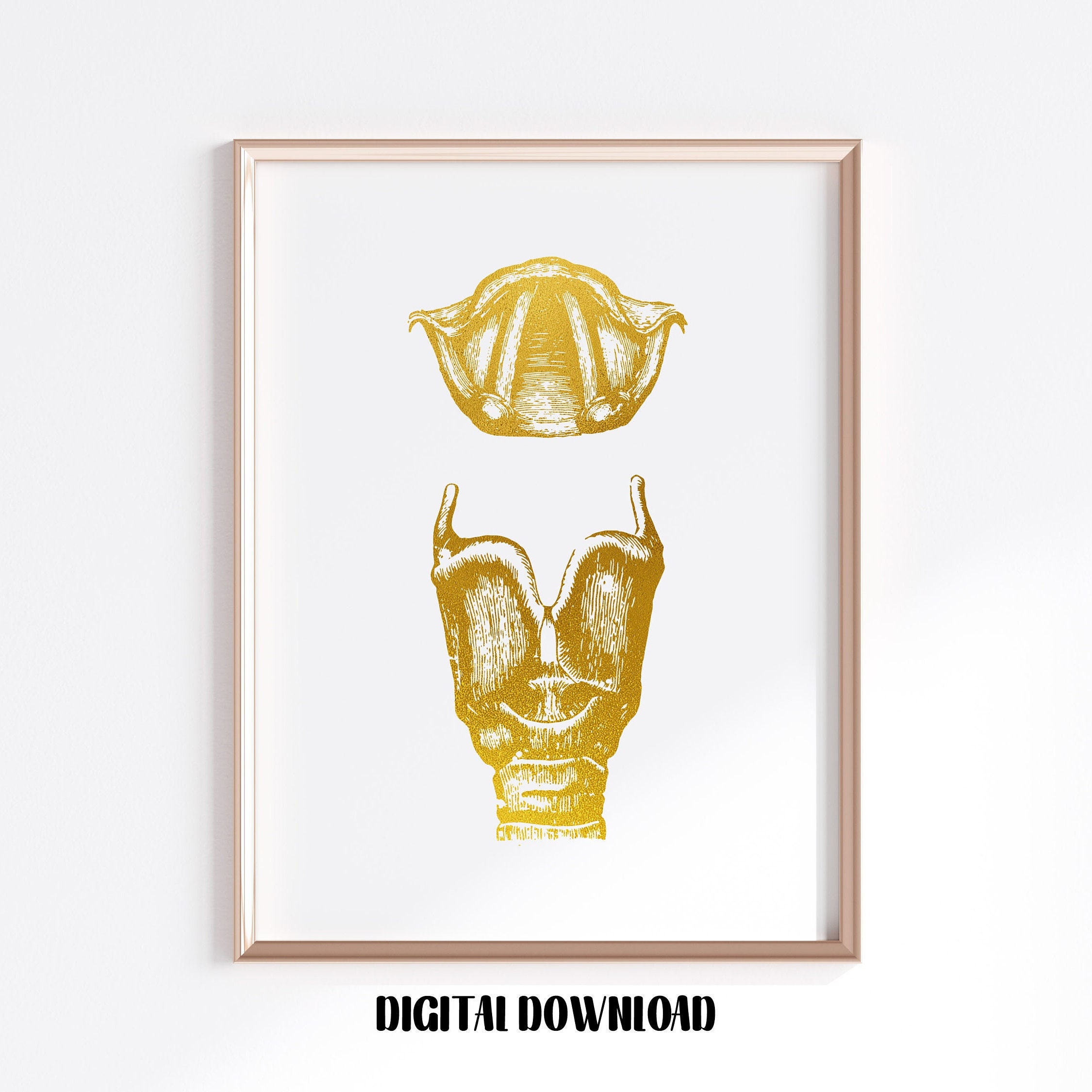 Painting Art & Collectibles medical office decor larynx print mouth ...