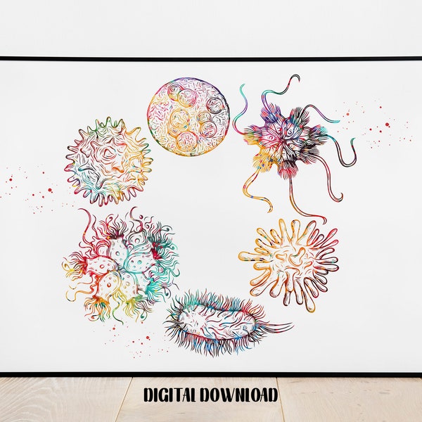 Microbes - Etsy