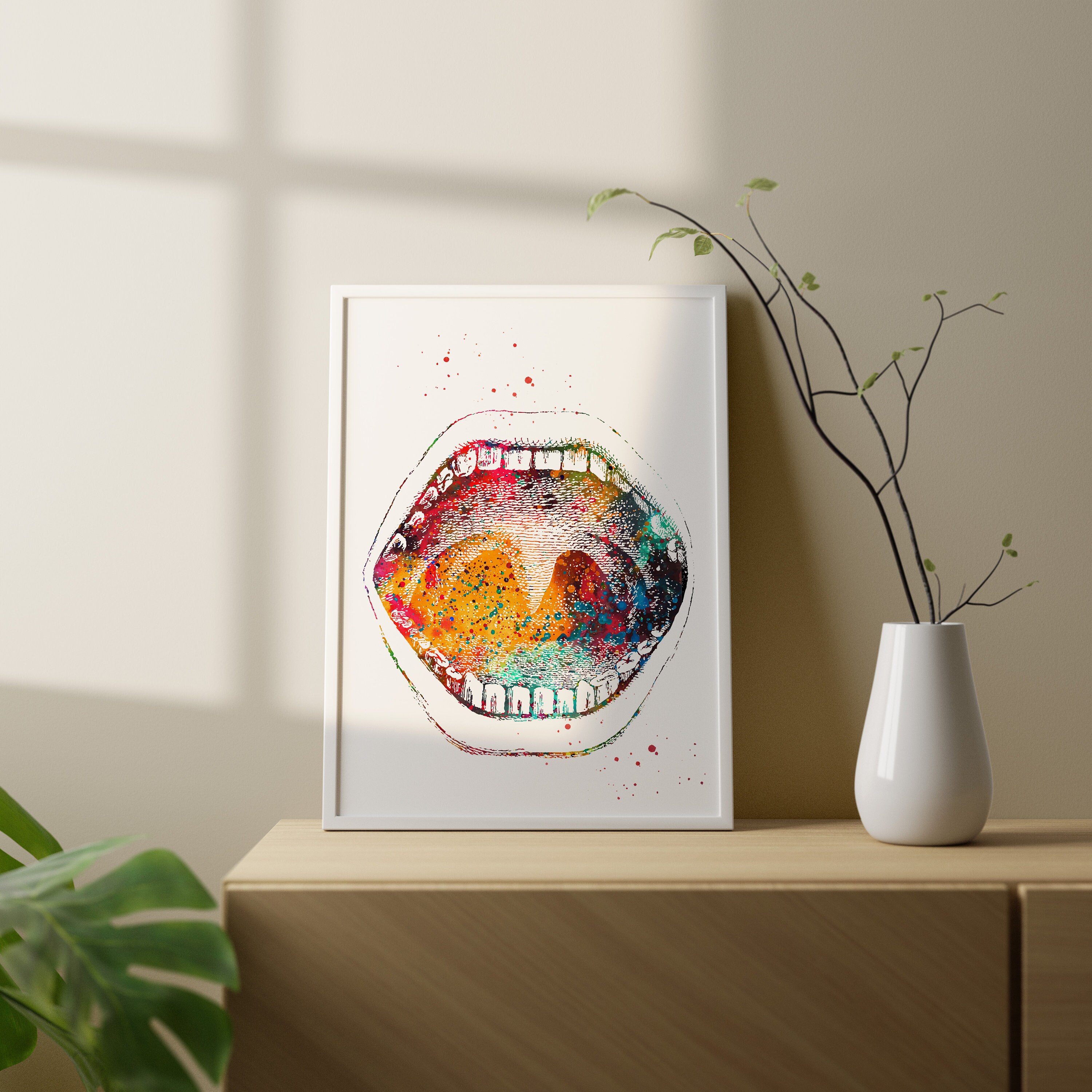 Human Mouth Anatomy Oral Cavity Poster Medical Science | Etsy Australia