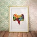 Large and Small Intestine Poster Medical Science Watercolor Digital ...
