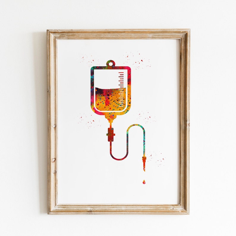 IV Bag Infusion Procedure Solution Bag Medical Nurse - Etsy
