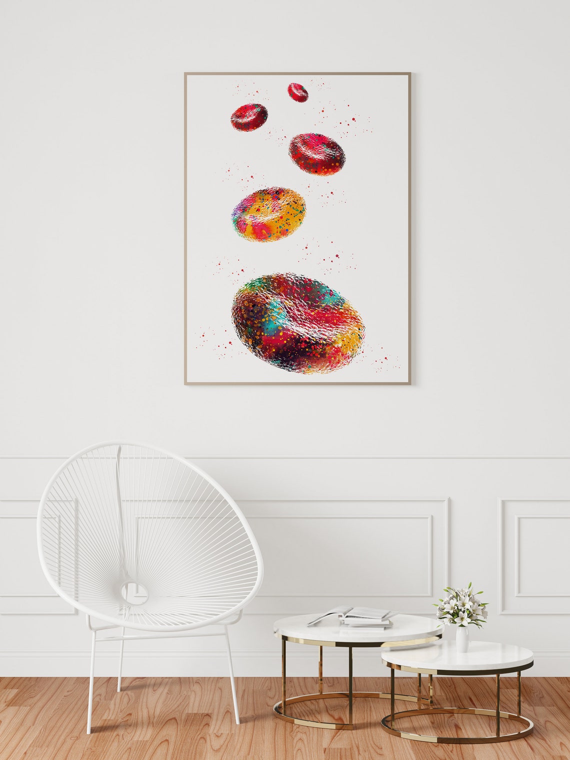 Red Blood Cells Blood Histology Hematology Poster Medical | Etsy