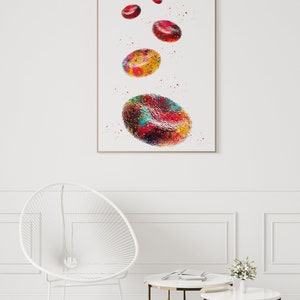 Red Blood Cells Blood Histology Hematology Poster Medical Science ...